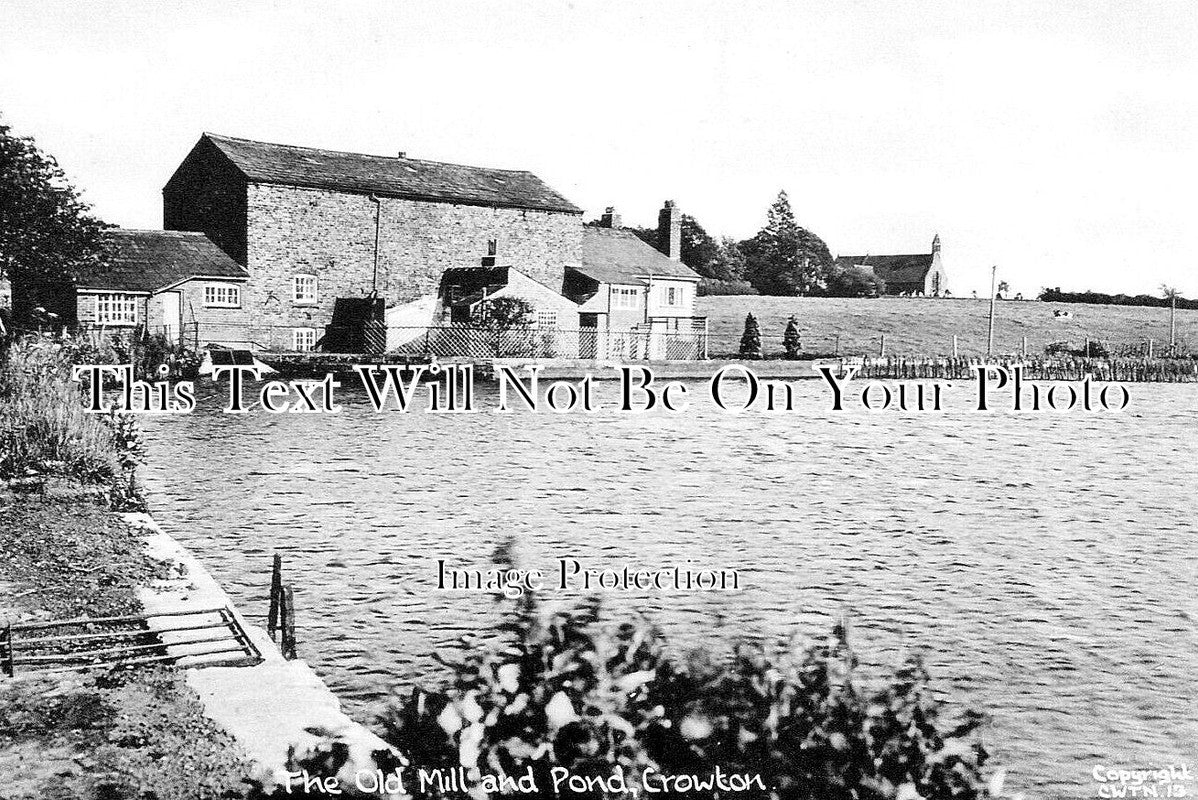 CH 3282 - The Old Mill & Pond, Crowton, Cheshire – JB Archive