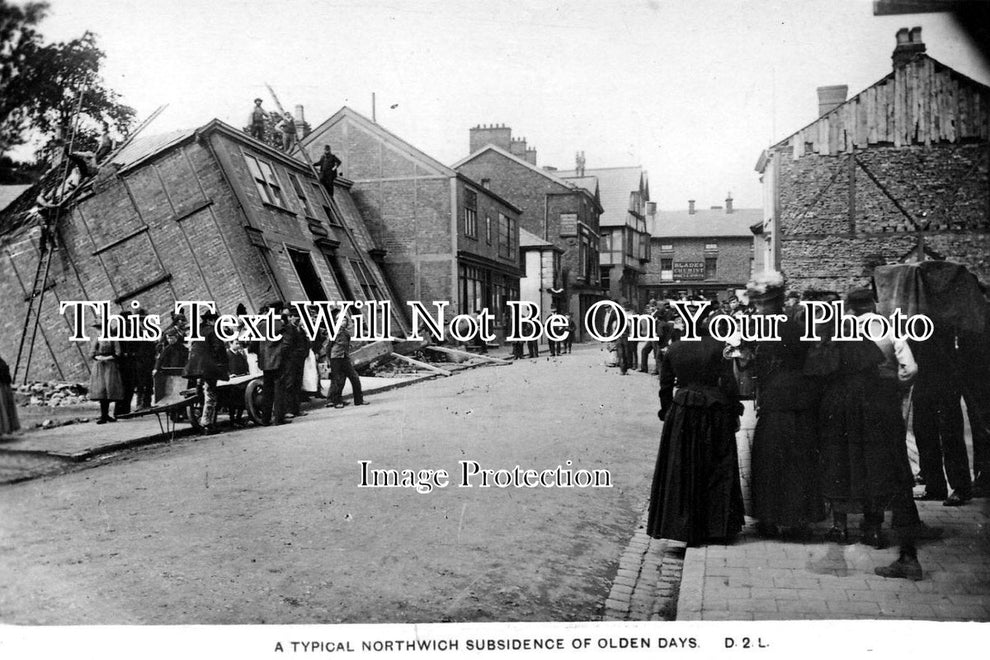 CH 329 - A Typical Northwich Subsidence, Cheshire – JB Archive