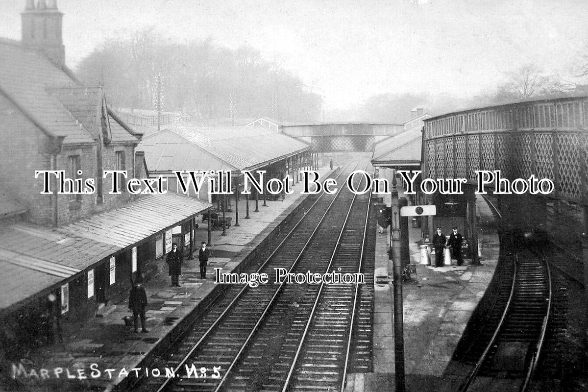 CH 3424 - Marple Railway Station, Cheshire – JB Archive