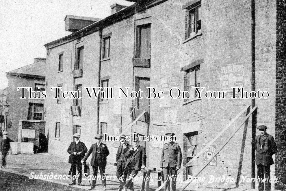 CH 395 - Subsidence Of Saunders & Hanleys Mill, Dane Bridge, Northwich ...
