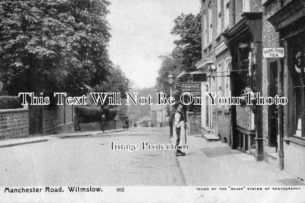 CH 521 - Manchester Road, Wilmslow, Cheshire c1906 – JB Archive