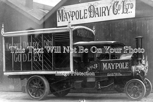 CH 619 - Steam Lorry No 3, Maypole Dairy Ltd, Godley, Hyde, Cheshire ...