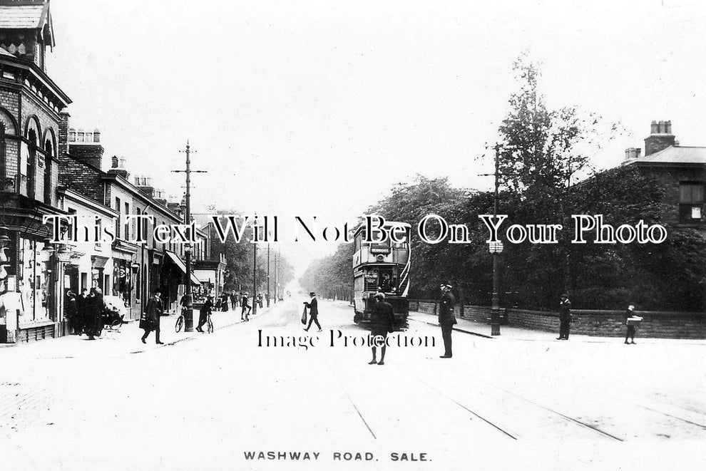 CH 985 - Washway Road, Sale, Cheshire c1913 – JB Archive