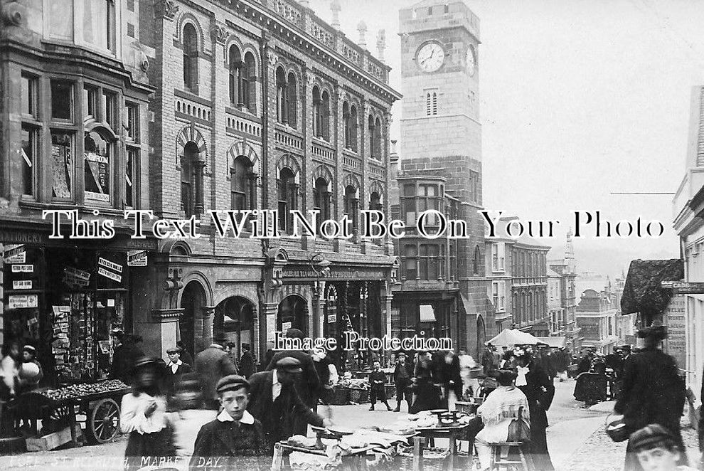 CO 1172 - Market Day, Fore Street, Redruth, Cornwall – JB Archive