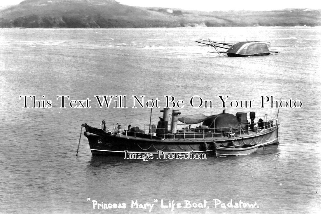 CO 1231 - Padstow Lifeboat The Princess Mary, Cornwall – JB Archive