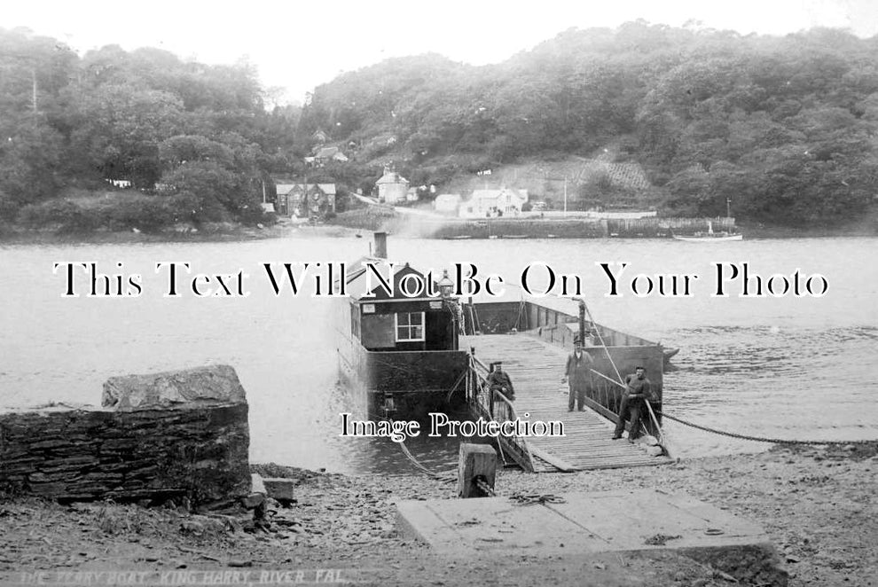 CO 2066 - Ferry Boat King Harry, River Fal, Falmouth, Cornwall c1907 ...