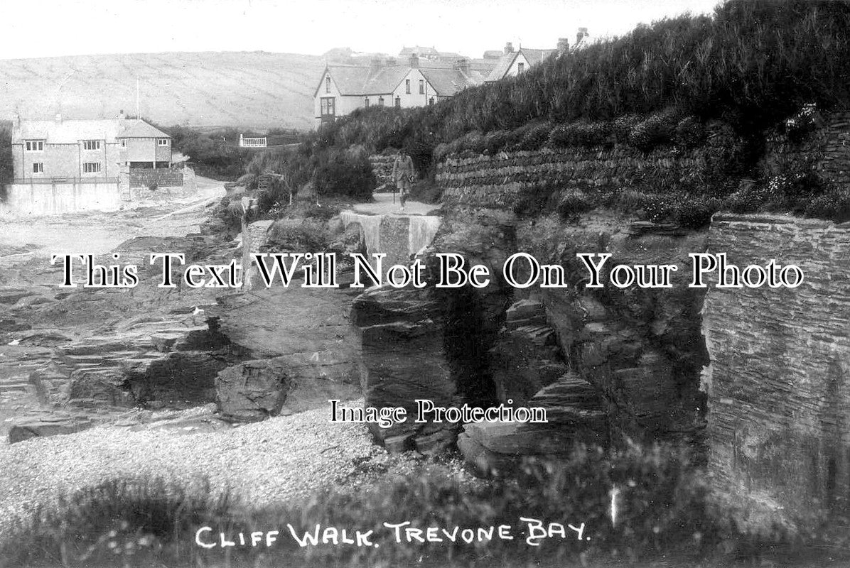 CO 2126 - The Cliff Walk, Trevone Bay, Cornwall – JB Archive