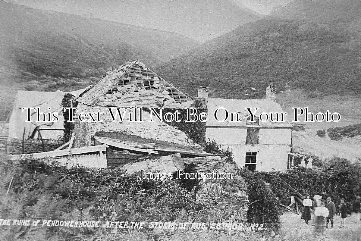 CO 2328 - Pendower House Storn Damage, Cornwall 1908 – JB Archive