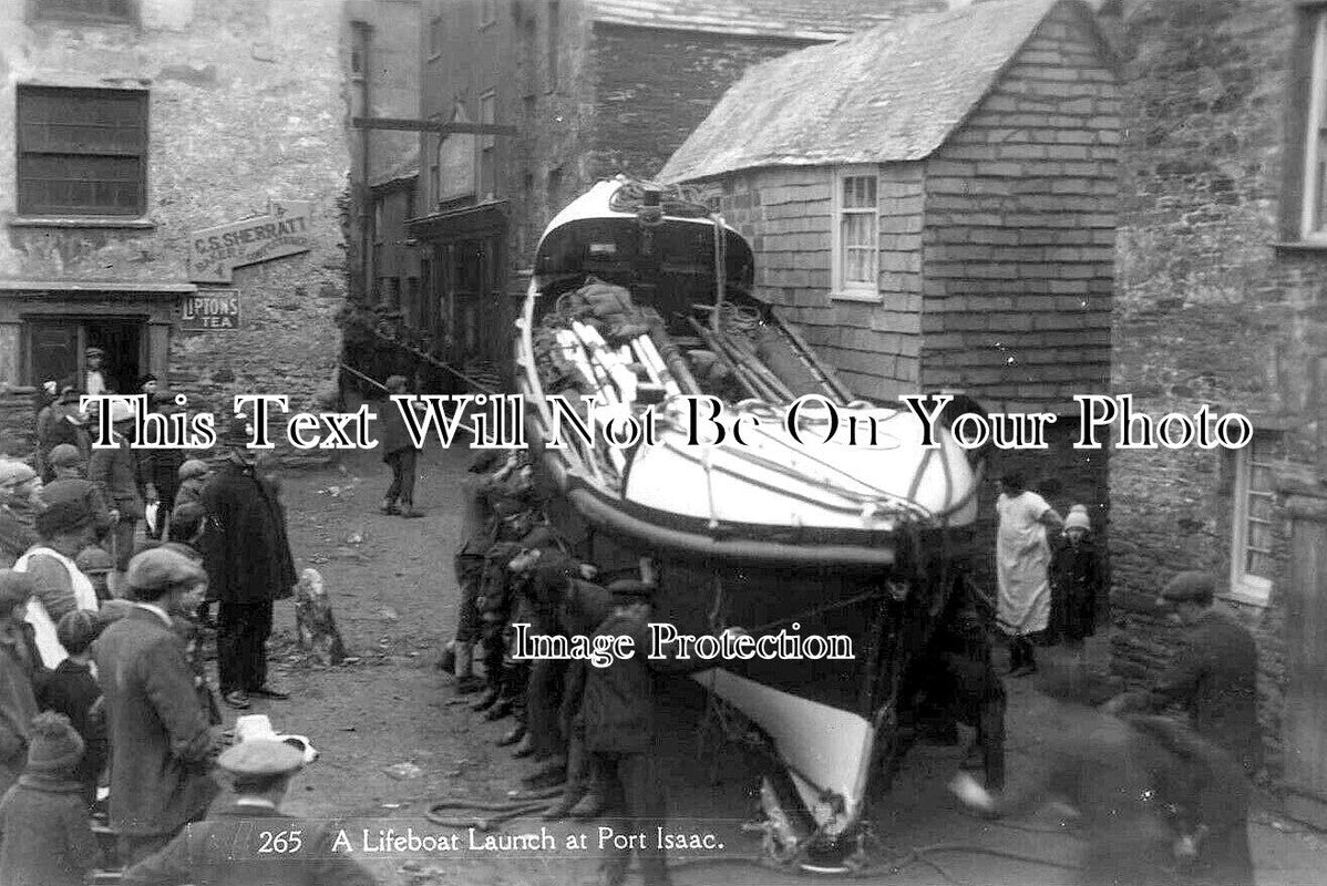 CO 2345 - Lifeboat Launch, Port Isaac, Cornwall – JB Archive