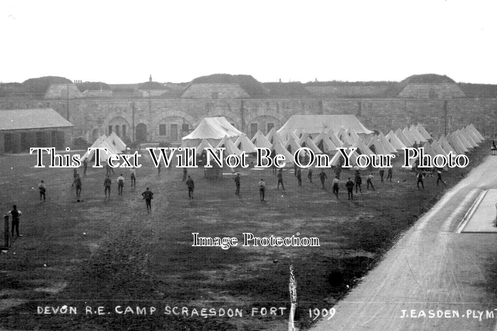 CO 2356 - Devon RE Camp, Scraesdon Fort, Torpoint, Devon 1909 – JB Archive