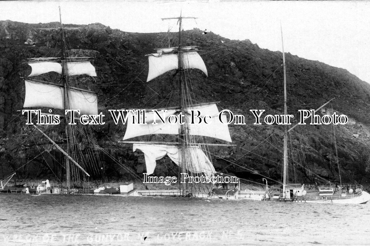 CO 252 - Wreck Of The Gunvor, Cornwall c1912 – JB Archive