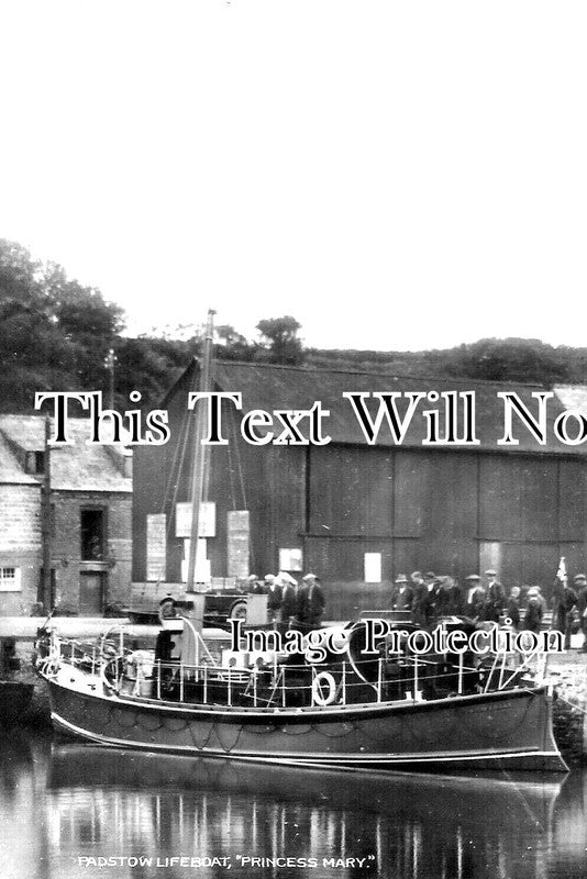 CO 3113 - Padstow Lifeboat Princess Mary, Cornwall – JB Archive