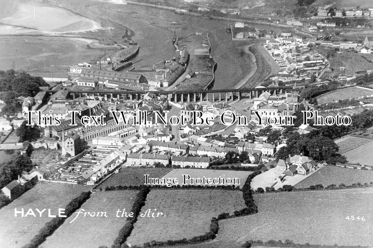 CO 3304 - Hayle From The Air, Cornwall – JB Archive
