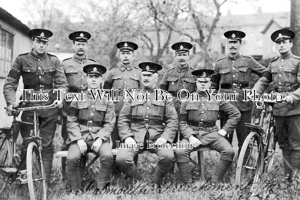 CO 3442 - Falmouth Detachment MFP Military Foot Police 1917 WW1 – JB Archive
