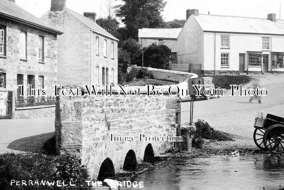 CO 4000 - The Bridge, Perranwell, Cornwall c1926 – JB Archive