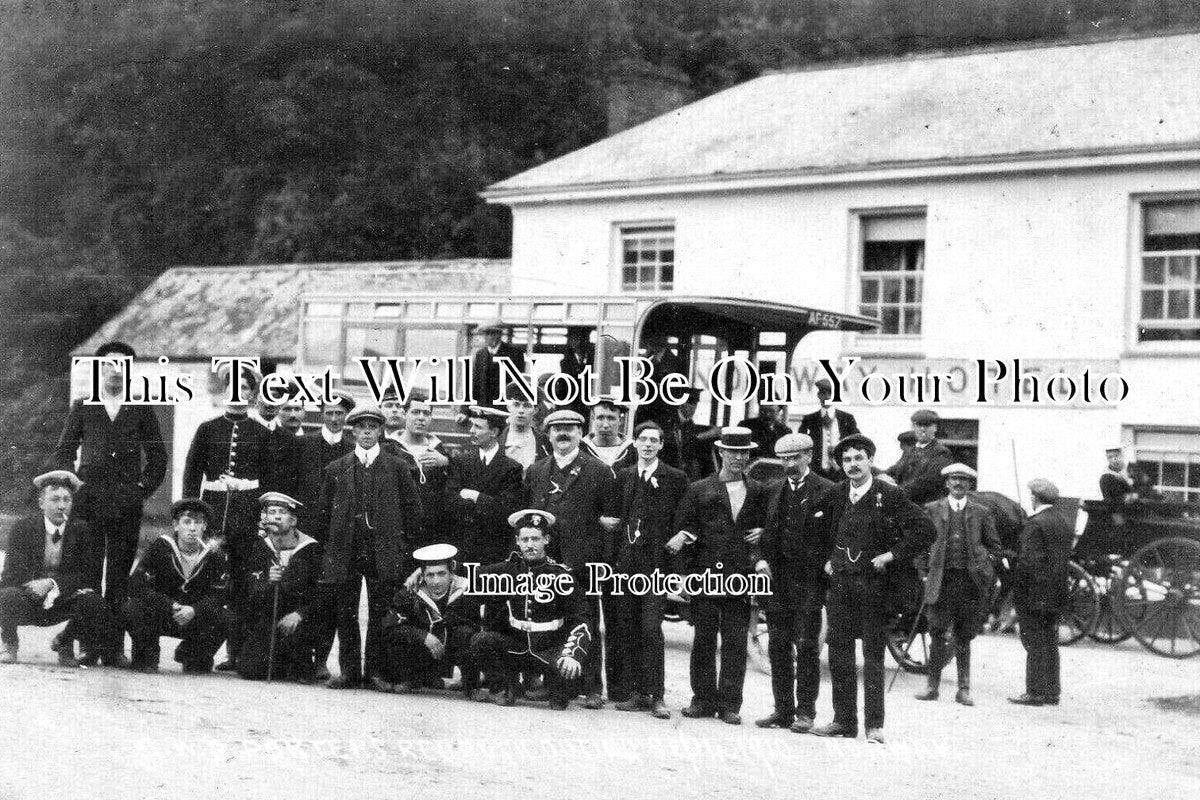 CO 4032 - The Norway Inn Pub & Hotel, Perranwell, Cornwall c1910 – JB ...