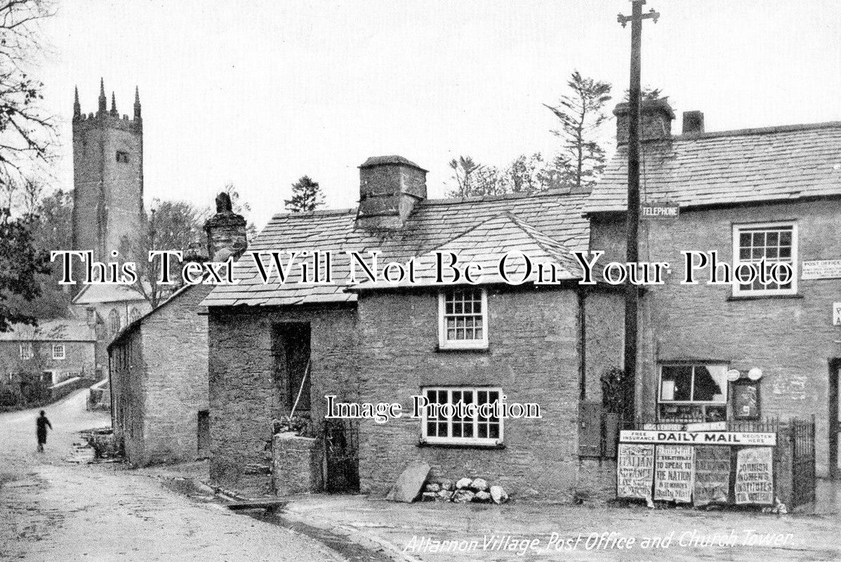 CO 50 - Altarnun Post Office & Church, Cornwall – JB Archive