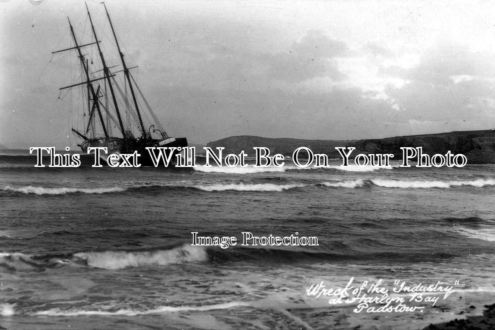 CO 564 - Shipwreck Of The Industry, Harlyn Bay, Padstow, Cornwall – JB ...