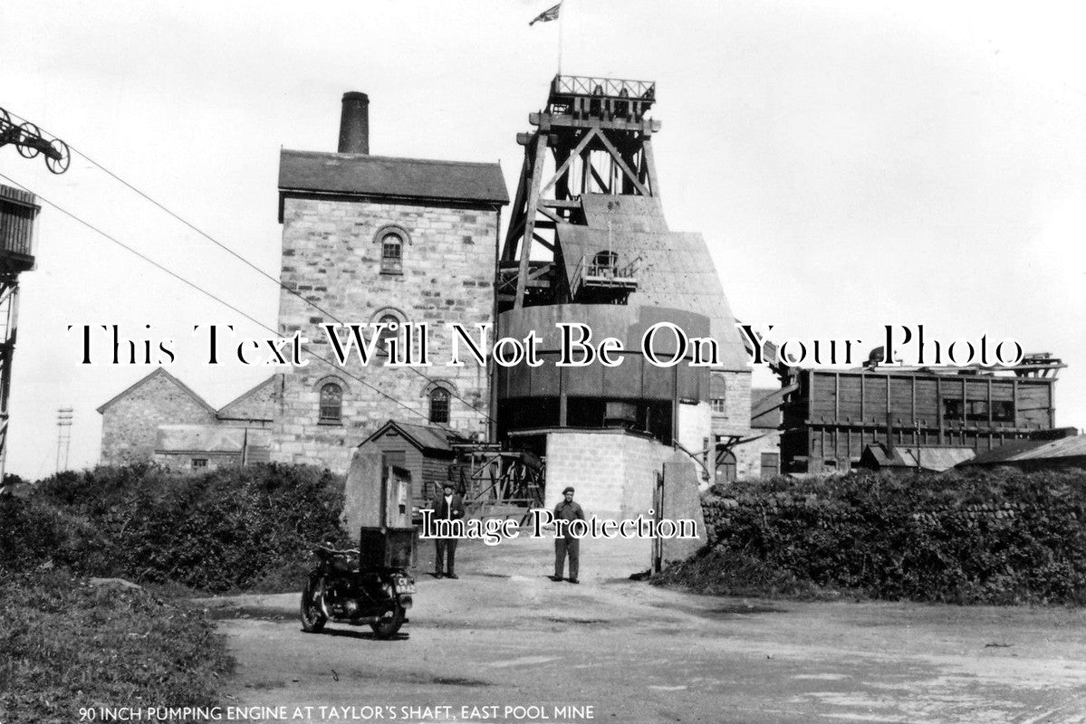 CO 675 - 90 inch Pumping Engine At Taylor's Shaft, East Pool Mine, Cor ...