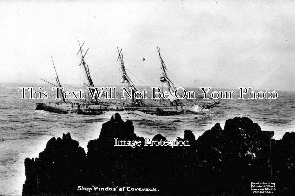 CO 683 - German Barque Pindos Shipwreck, Coverack, Cornwall – JB Archive