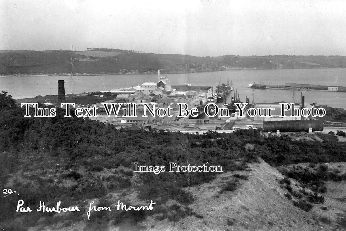CO 701 - Par Harbour From Mount, Cornwall – JB Archive