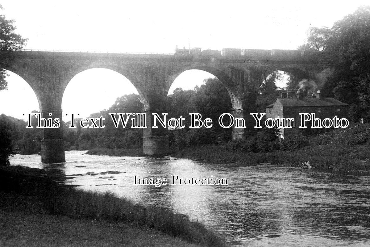 CU 1246 - Train On Corby Bridge Railway Viaduct, Wetheral, Cumbria – JB ...