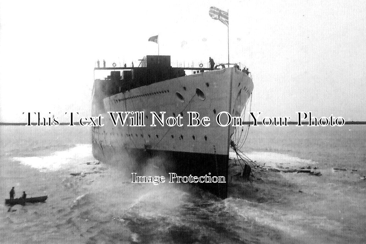 CU 1336 - Launch Of HMS Medway, Barrow In Furness, Cumbria 1928 – JB ...