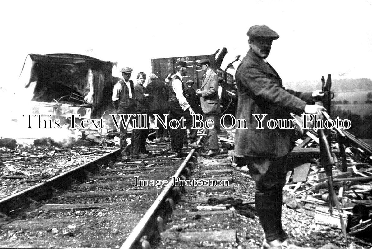 CU 1517 - The Quintinshill Railway Disaster, Gretna, Cumbria 1915 WW1 ...