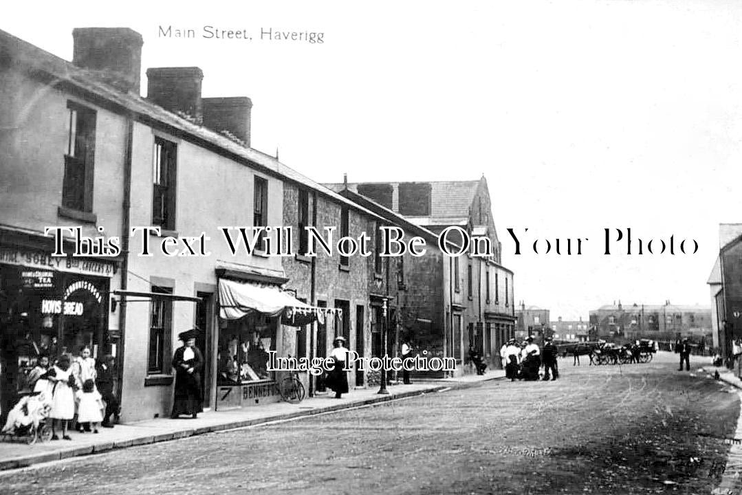 CU 1959 - Main Street, Haverigg, Cumbria c1920 – JB Archive
