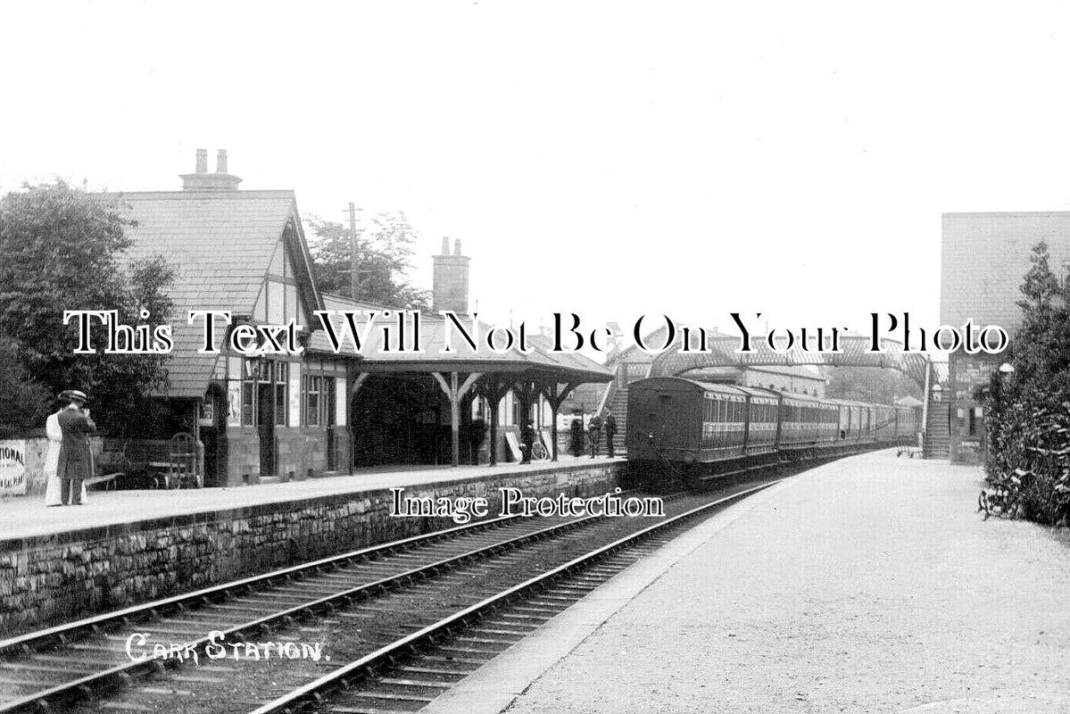 CU 2241 - Cark Railway Station, Cumbria c1912 – JB Archive