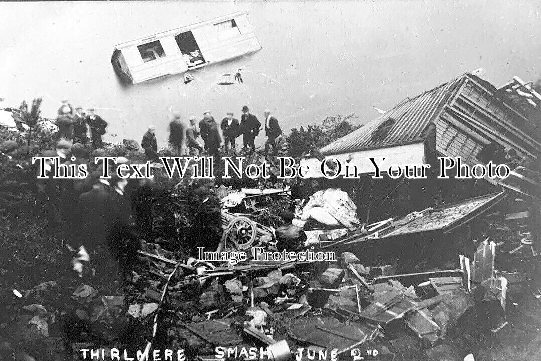CU 2244 - Thirlmere Traction Engine Smash Accident, Cumbria – JB Archive