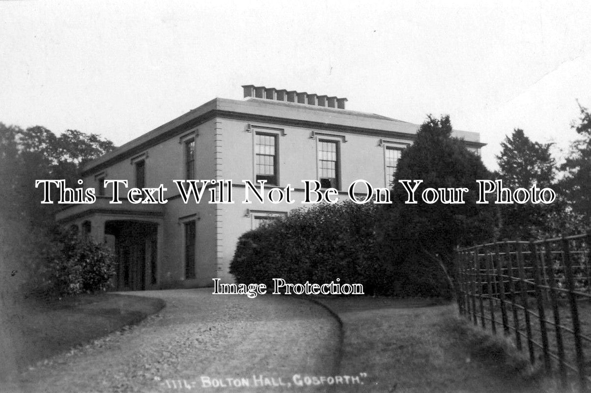 CU 485 - Bolton Hall, Gosforth, Cumberland, Cumbria c1920 – JB Archive