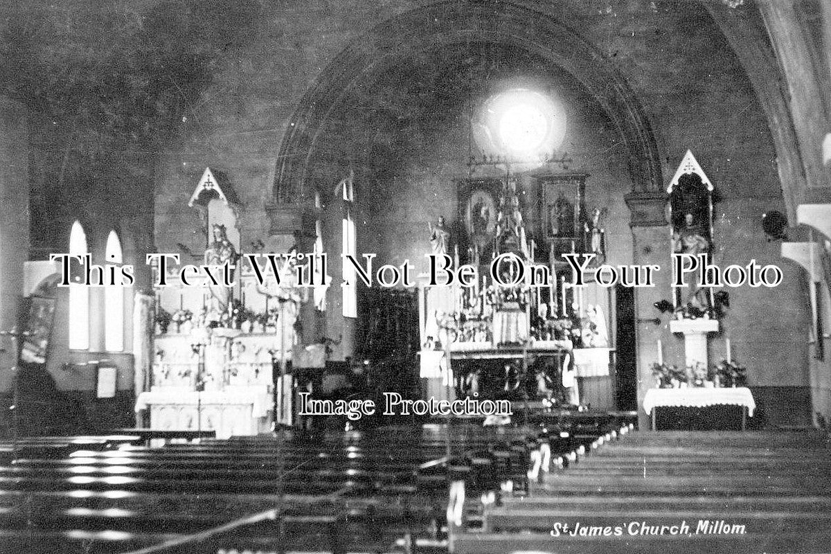 CU 503 - St James Church Interior View, Millom, Cumbria – JB Archive