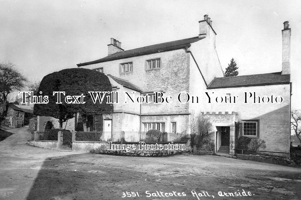 CU 505 - Saltcotes Hall, Cumberland, Cumbria c1920 – JB Archive