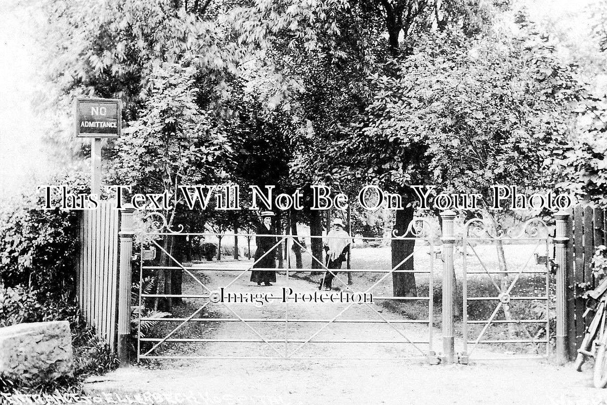 CU 568 - Entrance To Ellerbeck Hospital, Workington, Cumbria, Cumberla ...