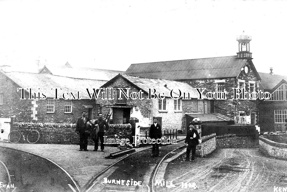 CU 685 - Burneside Mill, Kendal, Cumberland, Cumbria 1904 – JB Archive