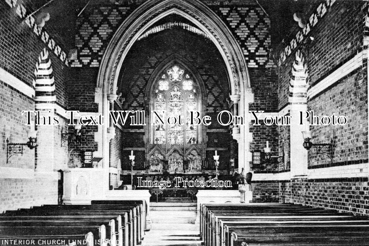 DE 1686 - Lundy Island Church Interior, Devon – JB Archive