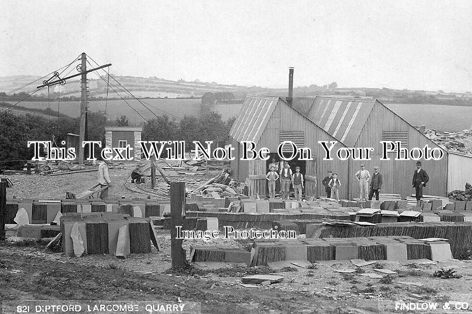DE 30 - Diptford Larcombe Quarry, Devon c1907 – JB Archive