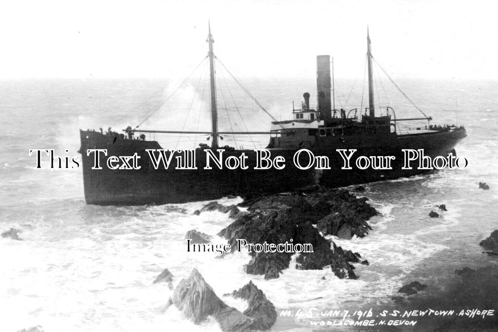 DE 3220 - SS Newtown Shipwreck, Woolacombe, Devon – JB Archive