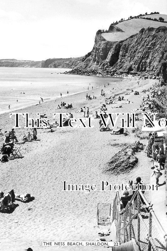 DE 3771 - The Ness Beach, Shaldon, Devon – JB Archive