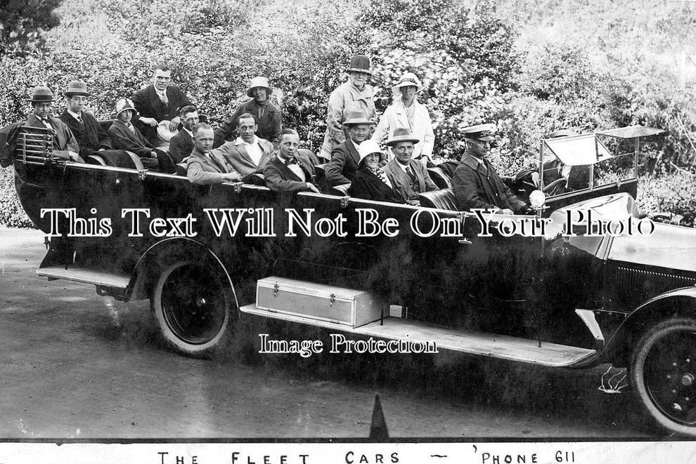 DE 3876 - The Fleet Cars Charabanc, Torquay, Exeter, Devon – JB Archive