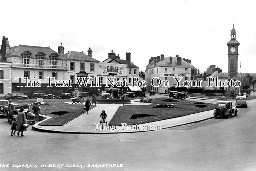DE 4073 - The Square & Albert Clock, Barnstaple, Devon – JB Archive