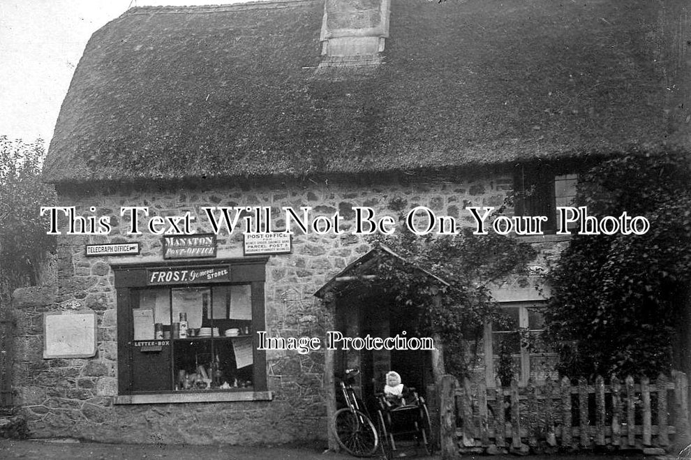 DE 4309 - Manaton Post Office, Devon c1908 – JB Archive