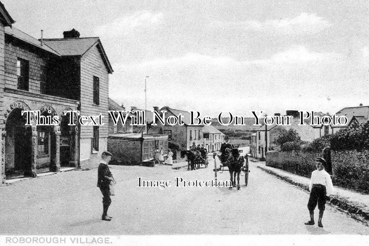 DE 505 - Roborough Village, Devon c1906 – JB Archive