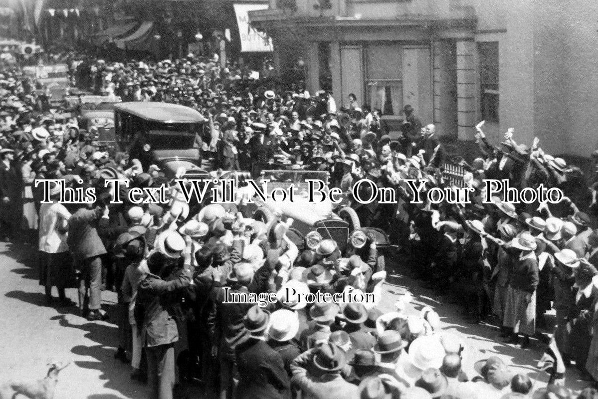 DE 776 - Lord Clinton & Royal Visit, Paignton, Devon 1921 – JB Archive
