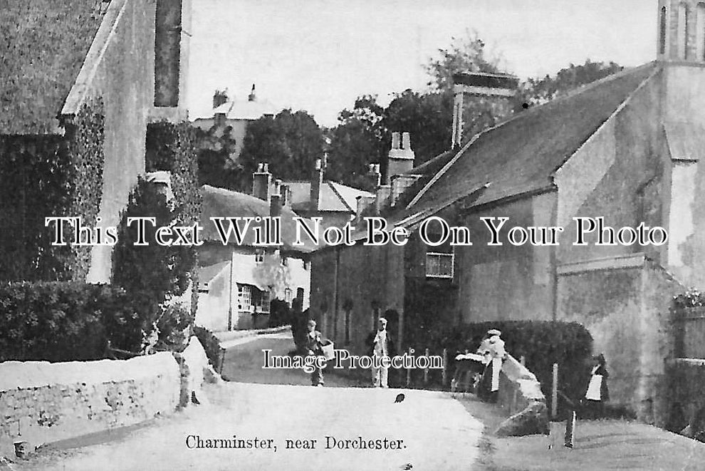 DO 16 - Charminster Village, Near Dorchester, Dorset c1913 – JB Archive