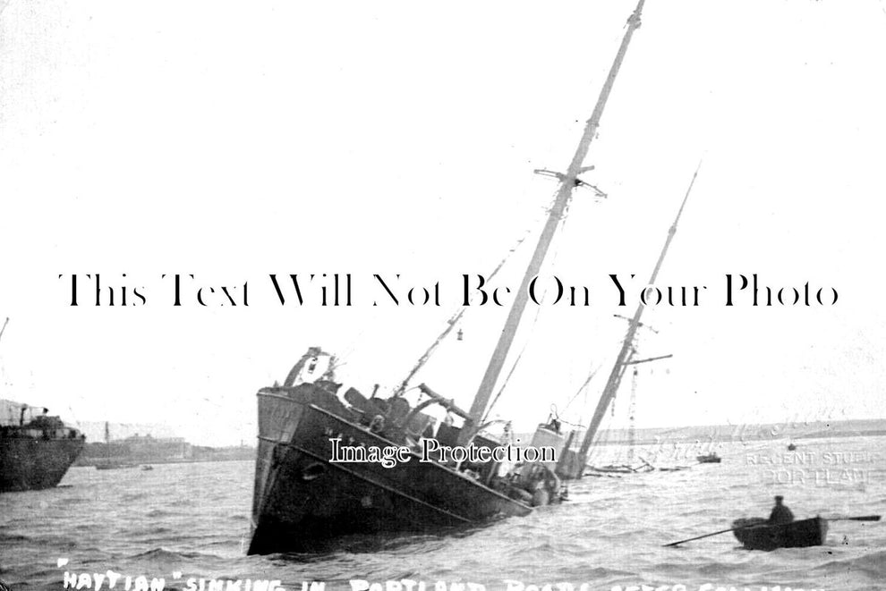 DO 2273 - SS Haytian Sinking In Portland Roads, Dorset – JB Archive