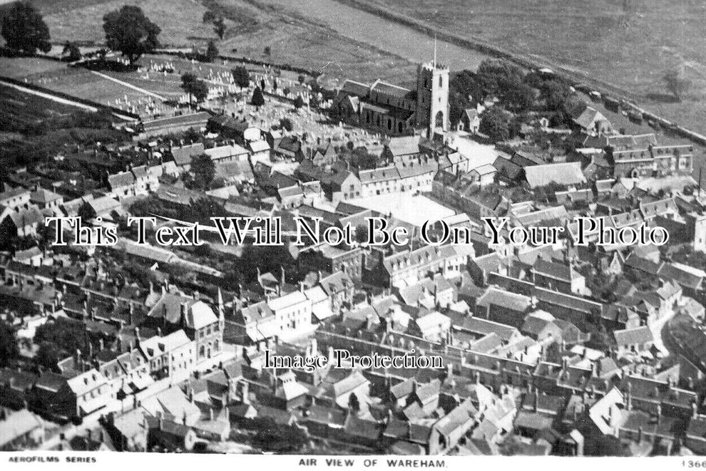 DO 2468 - Aerial View Of Wareham, Dorset – JB Archive