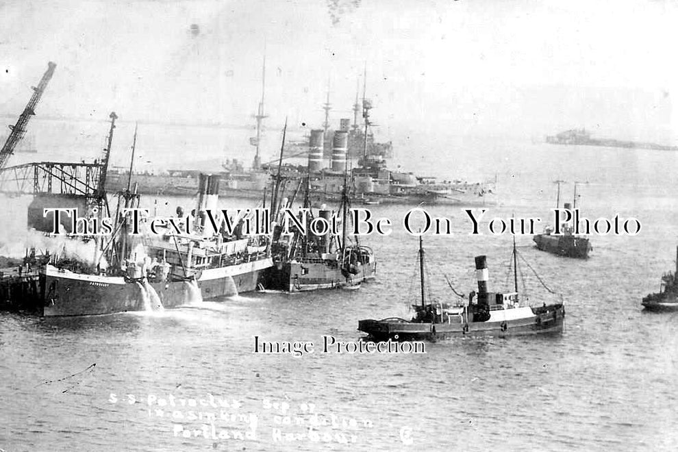 DO 2693 - SS Patroclus Shipwreck, Portland, Dorset 1907 – JB Archive