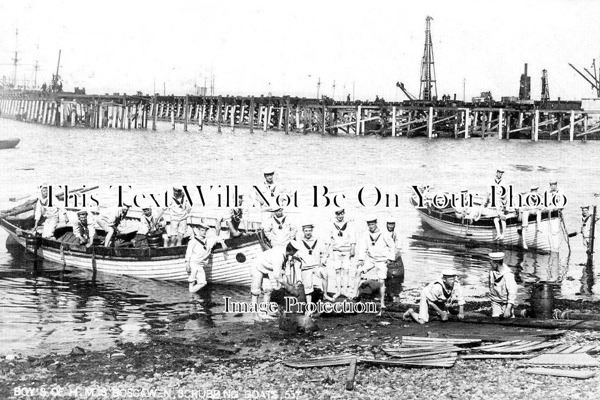 DO 2824 - The Boys Of HMS Boscawen, Weymouth, Dorset c1906 – JB Archive